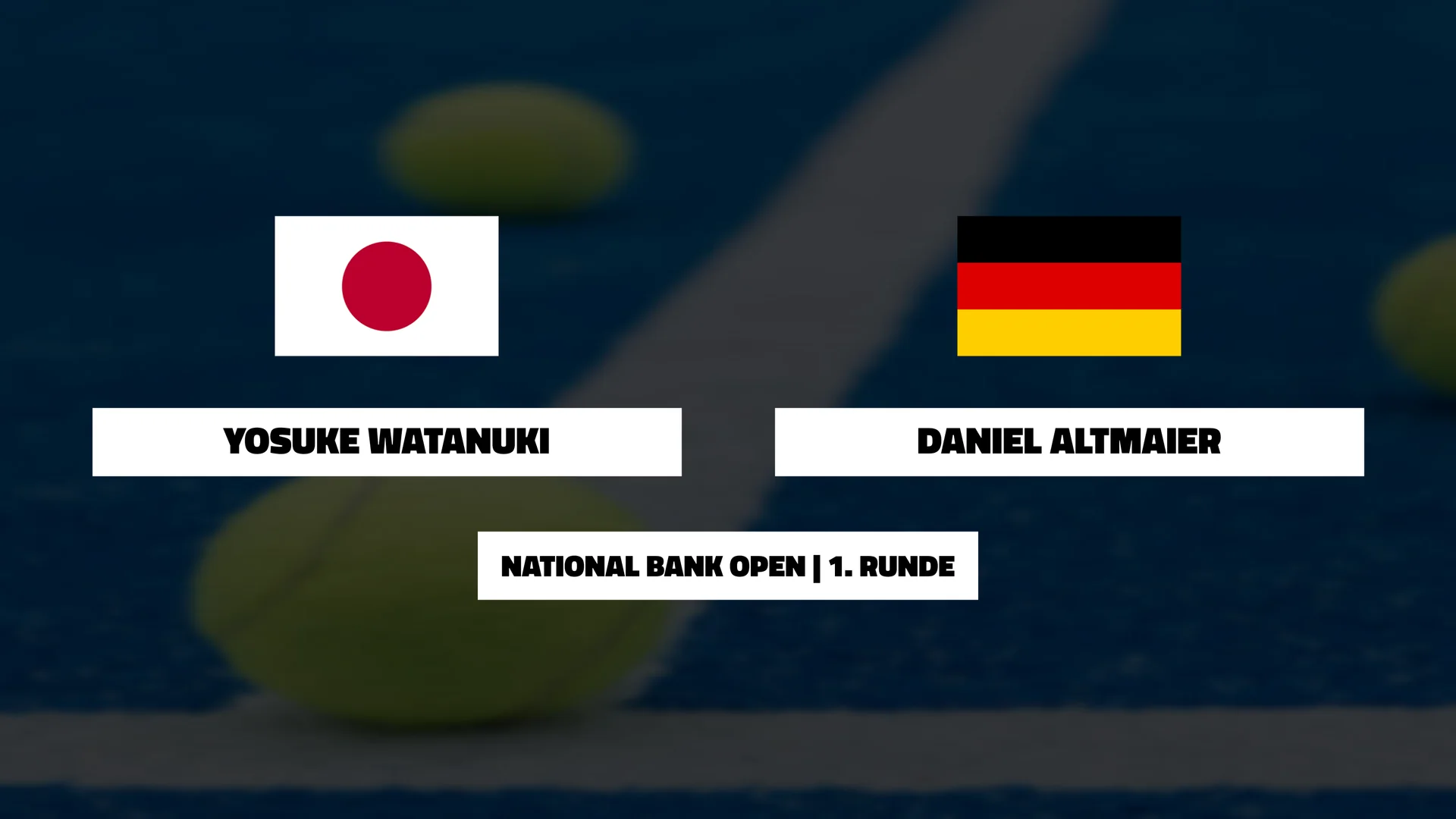 Liveticker Yosuke Watanuki - Daniel Altmaier 2:1 | 1. Runde, ATP 1000 ...