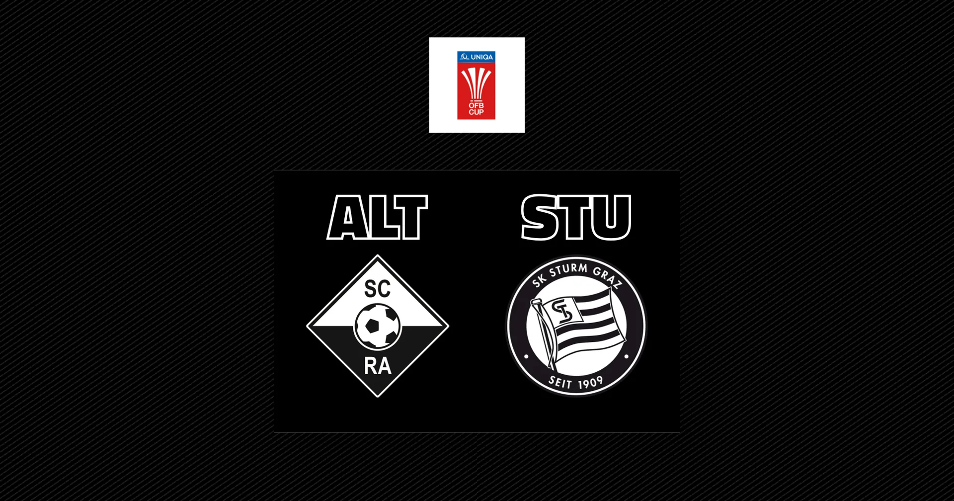 Liveticker SCR Altach - Sturm Graz 3:1 | Viertelfinale, ÖFB-Cup 2025/2026