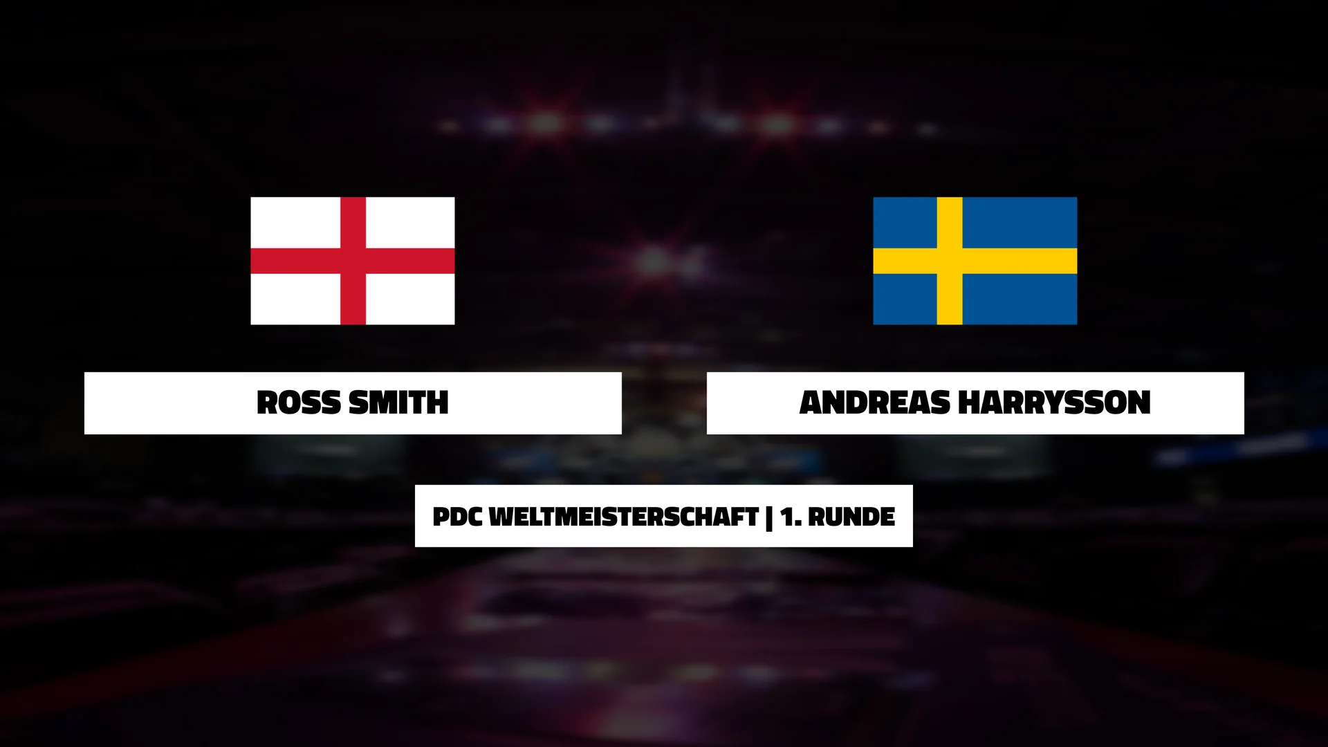 Übersicht Ross Smith - Andreas Harrysson 2:3 | 1. Runde, PDC ...
