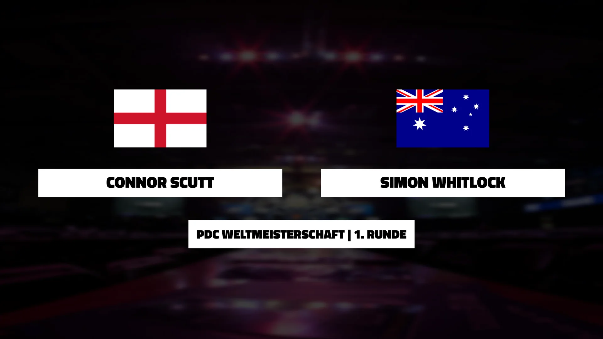 Übersicht Connor Scutt - Simon Whitlock 3:2 | 1. Runde, PDC ...