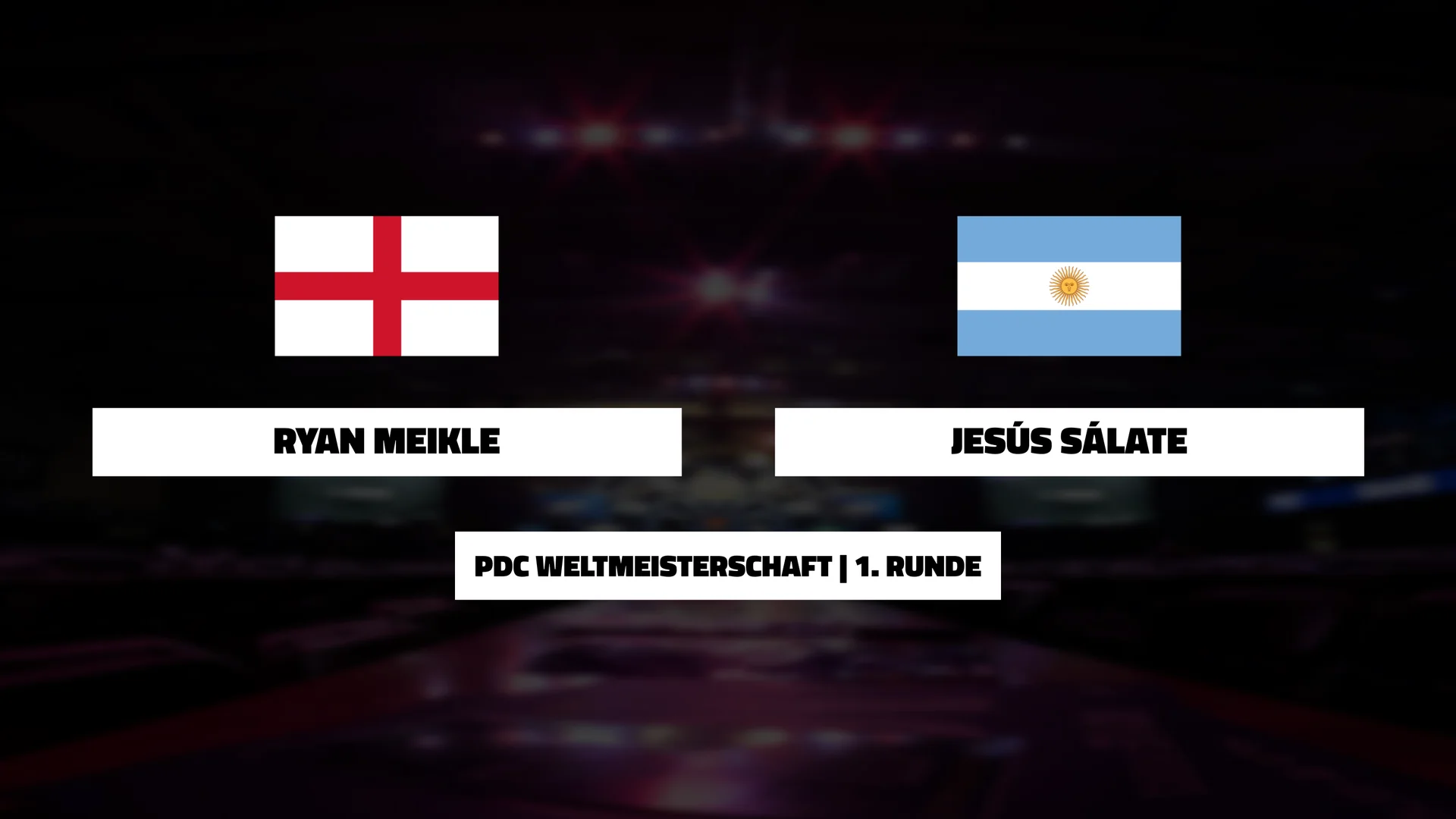 Übersicht Ryan Meikle - Jesús Sálate 3:0 | 1. Runde, PDC ...